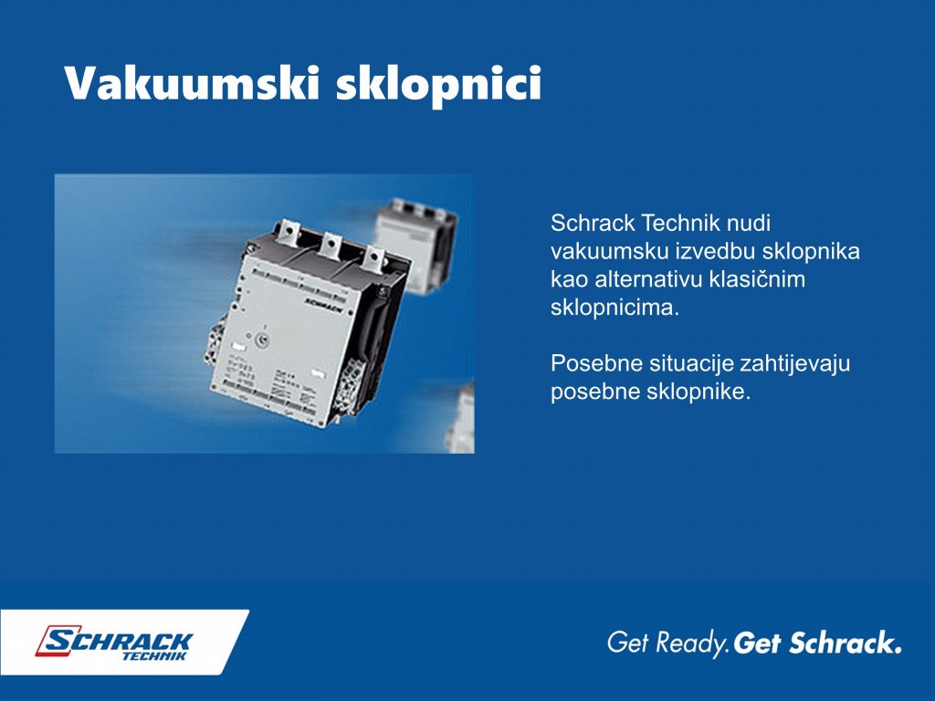 Vakuumski sklopnici - Schrack Training Center